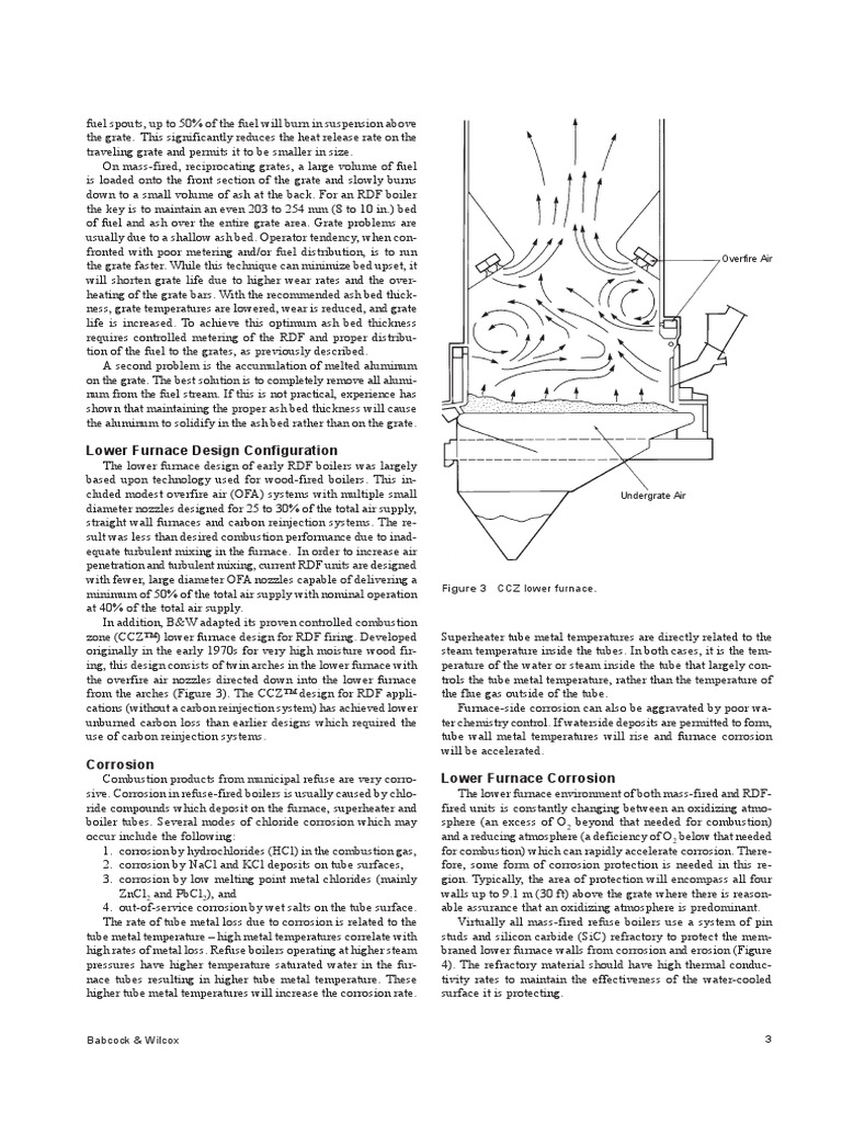Considerations For The Design of RDF-Fired Refuse Boilers | PDF ...