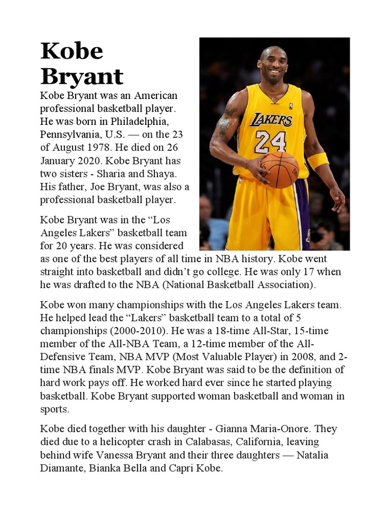 Kobe Bryant | PDF