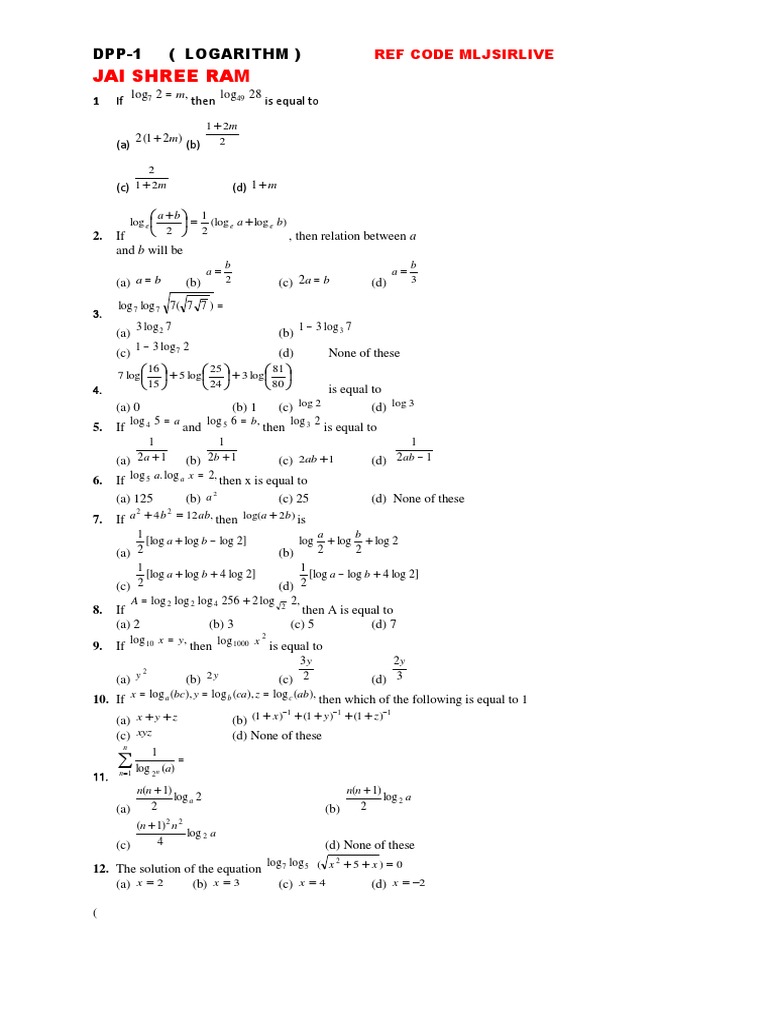 Log DPP - by Lucky Jethani | PDF