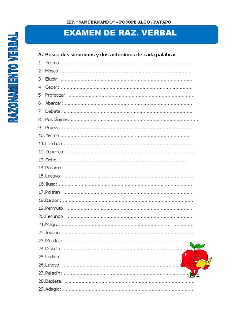 Vocabulario de La Unidad para Primero de Secundaria | PDF | Nereidas ...