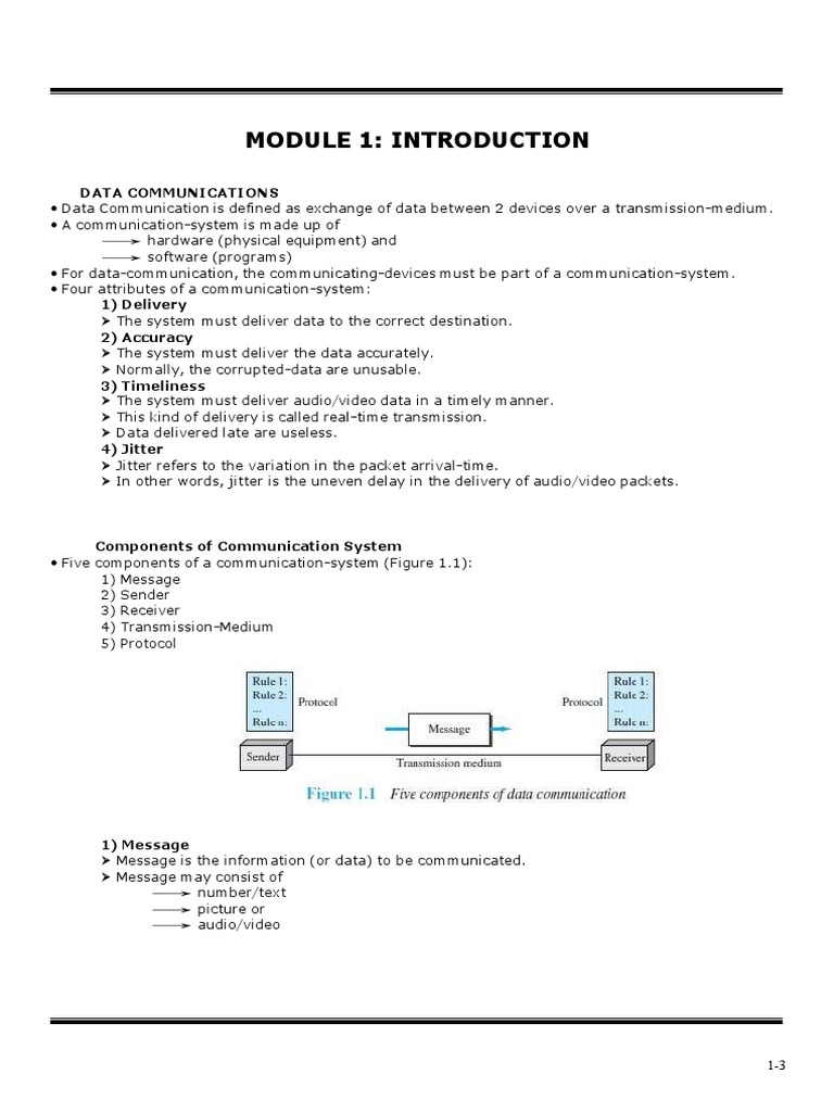 DC Module 1 Notes PDF | PDF