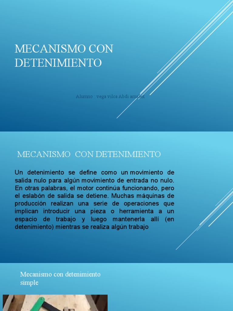 Mecanismo Intermitente y Inversión Cinemática | PDF