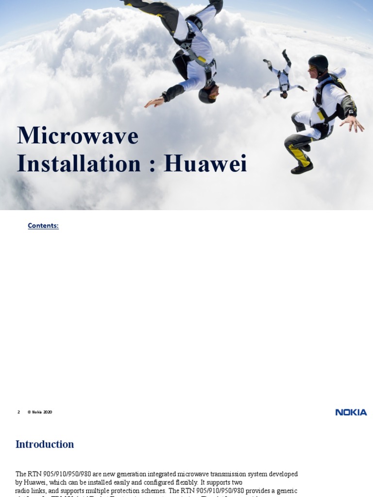 Huawei MW Installation | PDF