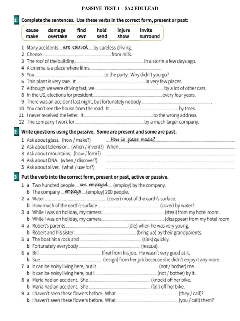 Passive Test 1 | PDF