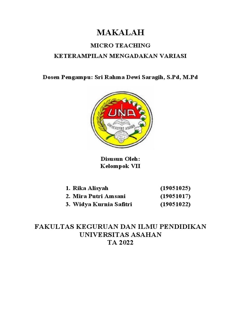 Keterampilan Mengadakan Variasi | PDF