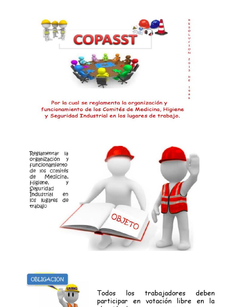 Capacitacion Integrantes Del COPASST | PDF