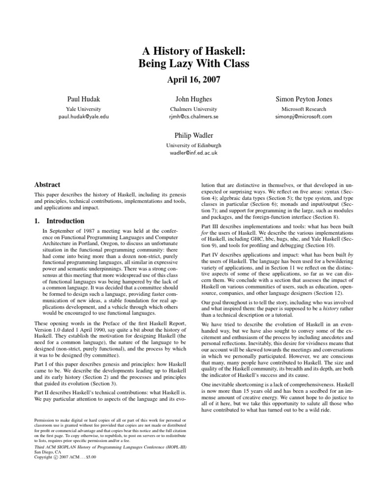 Haskel | PDF
