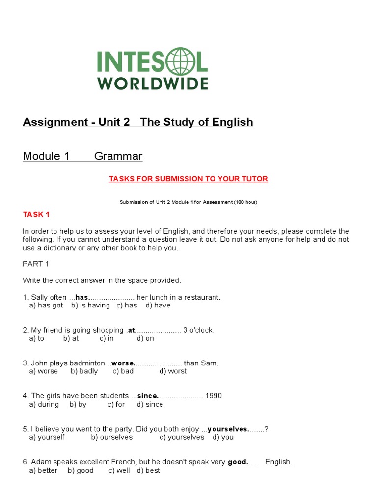 Unit 2 Module 1 | PDF
