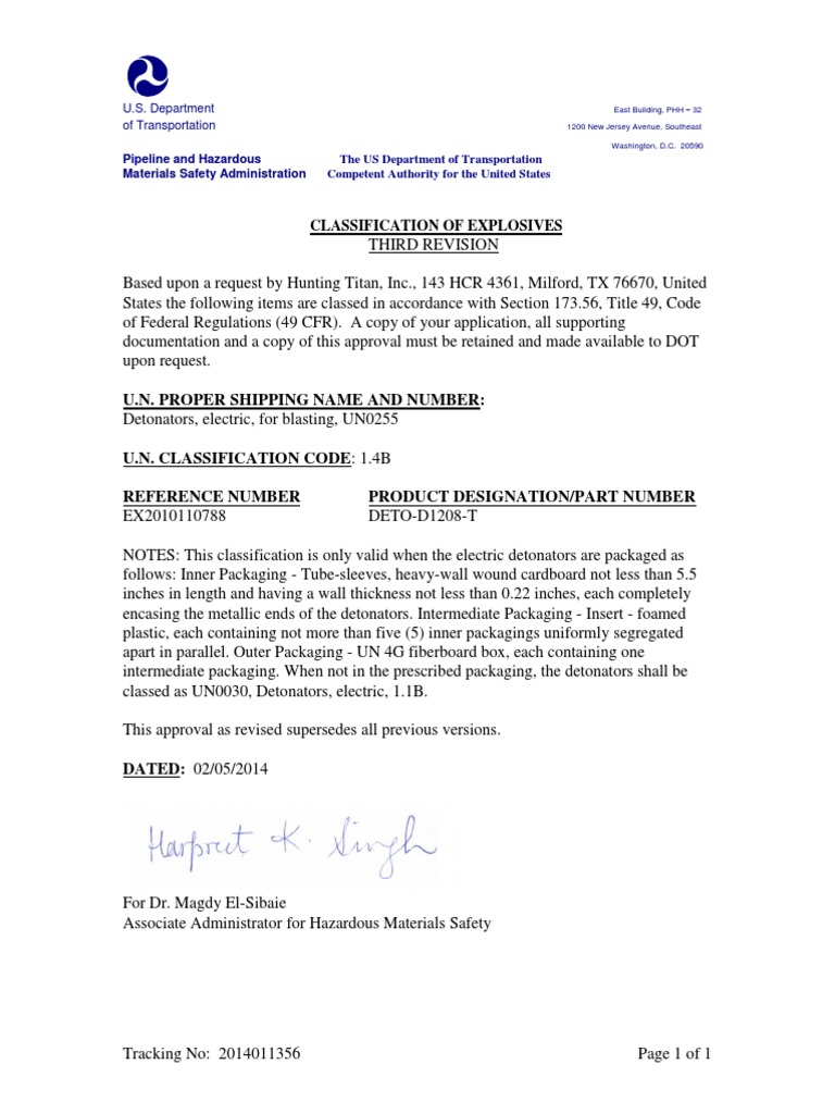 Detonator DETO-D1208-T For Tubing Cutter 2016-5-9 | PDF