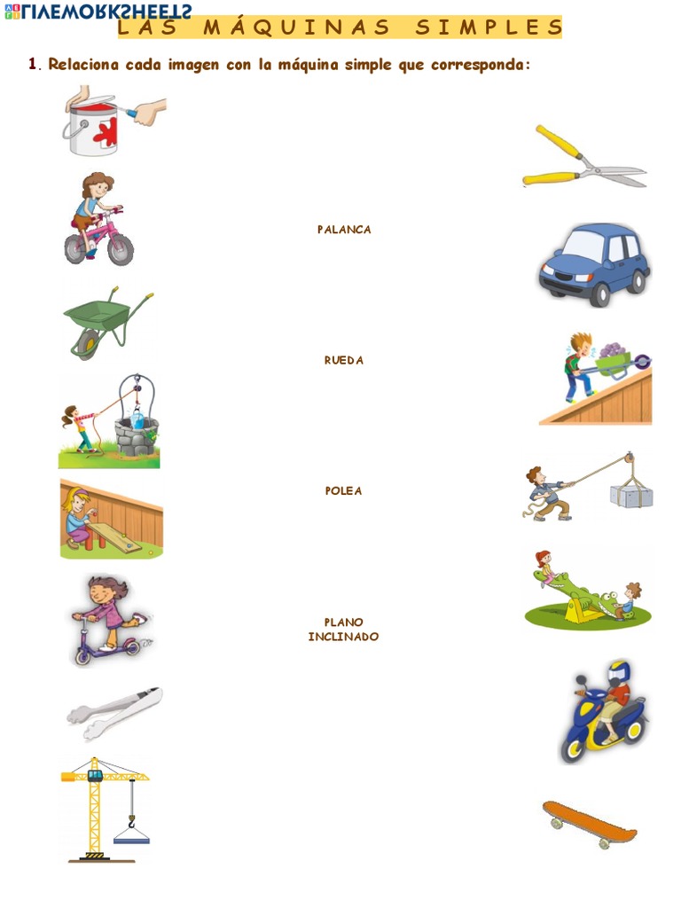 Máquinas Simples para Niños: Palanca y Plano | PDF | Máquinas | Palanca