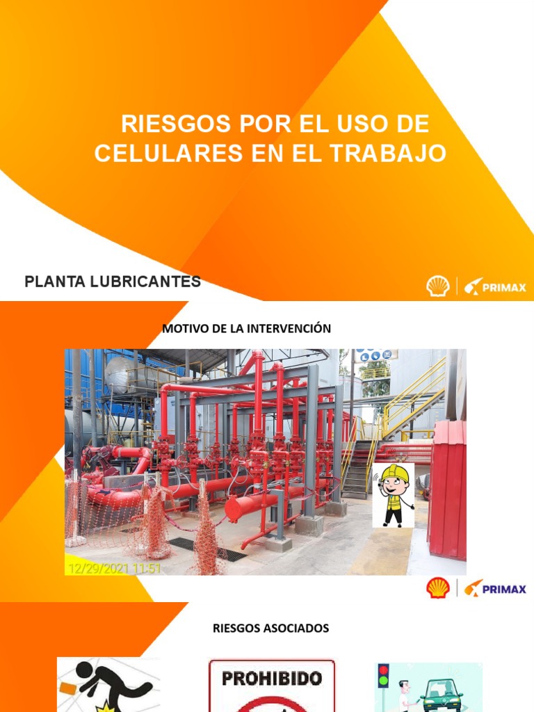 Riesgo Por El Uso Del Celular en El Trabajo | PDF