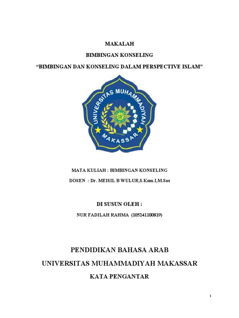 Makalah Bimbingan Dan Konseling. | PDF