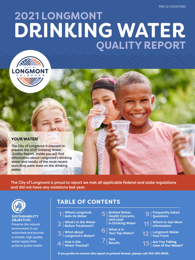 Annual Drinking Water Quality Report 2021 | PDF | Water Purification ...