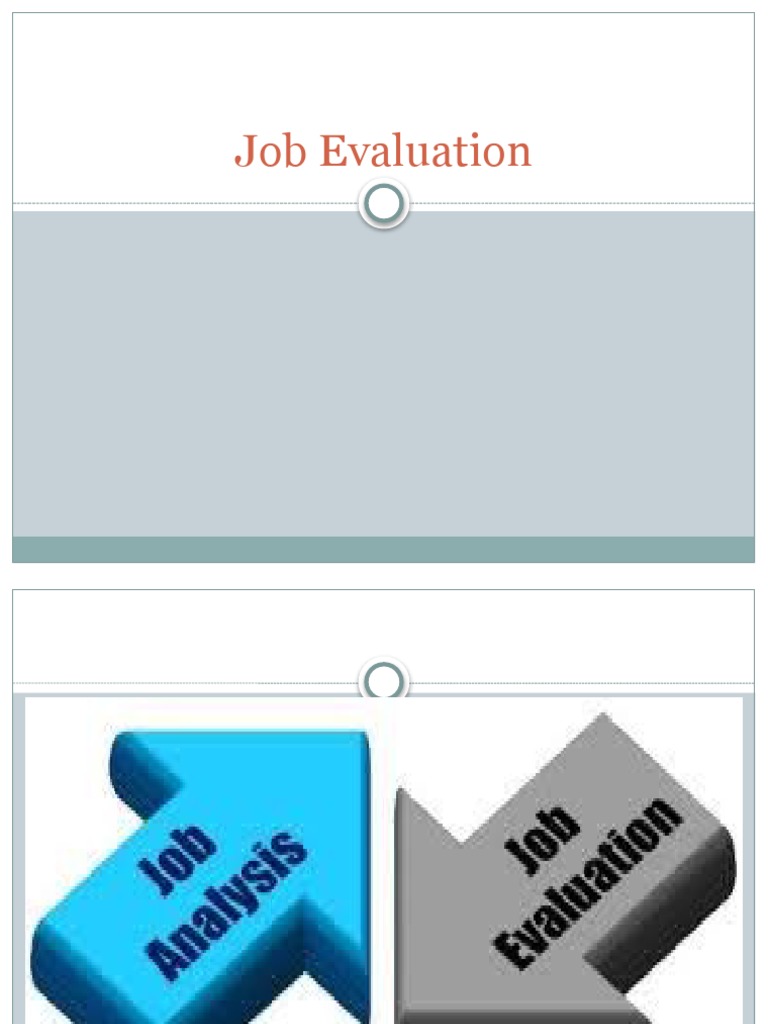 A Comprehensive Overview of Job Evaluation: Processes, Methods ...