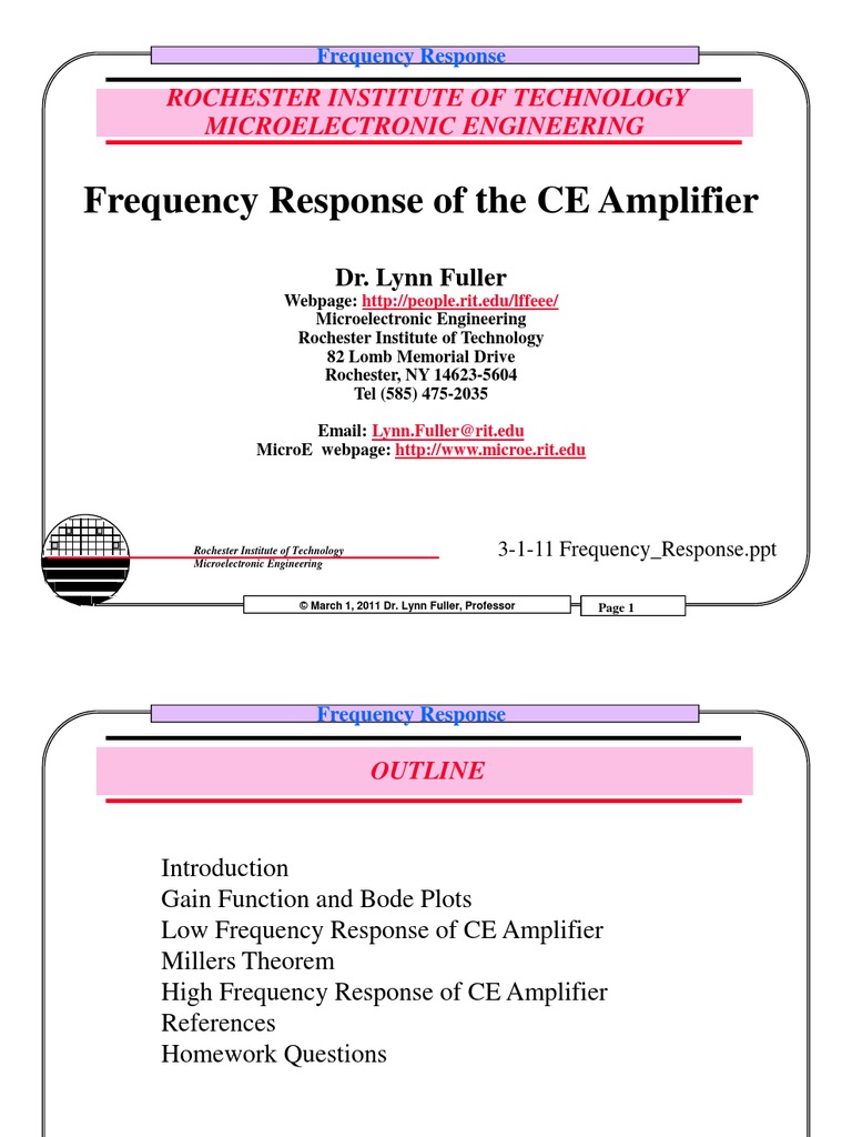 Low Frequency Response of CE Amplifier | Electromagnetism | Electronic ...