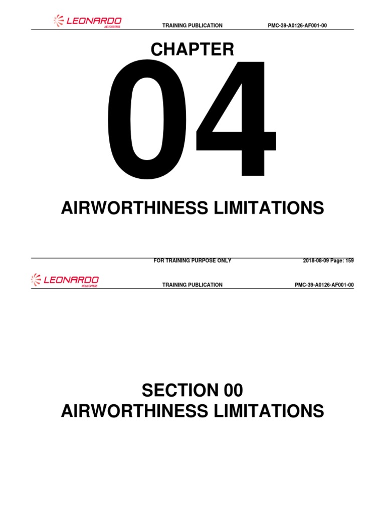 04 - Airworthiness Limitations | PDF