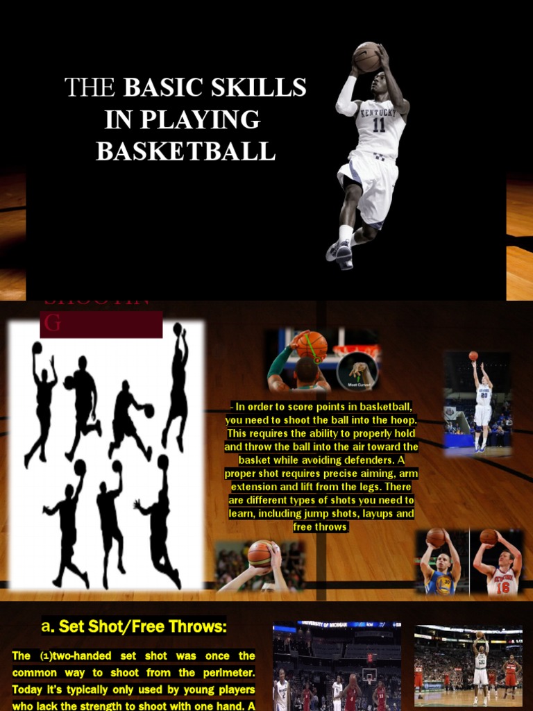 Essential Basketball Skills Overview | PDF | Hand | Leisure