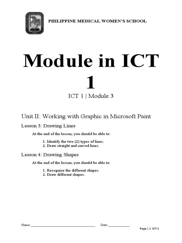 ICT 1 Module 3 Lesson 3 | PDF