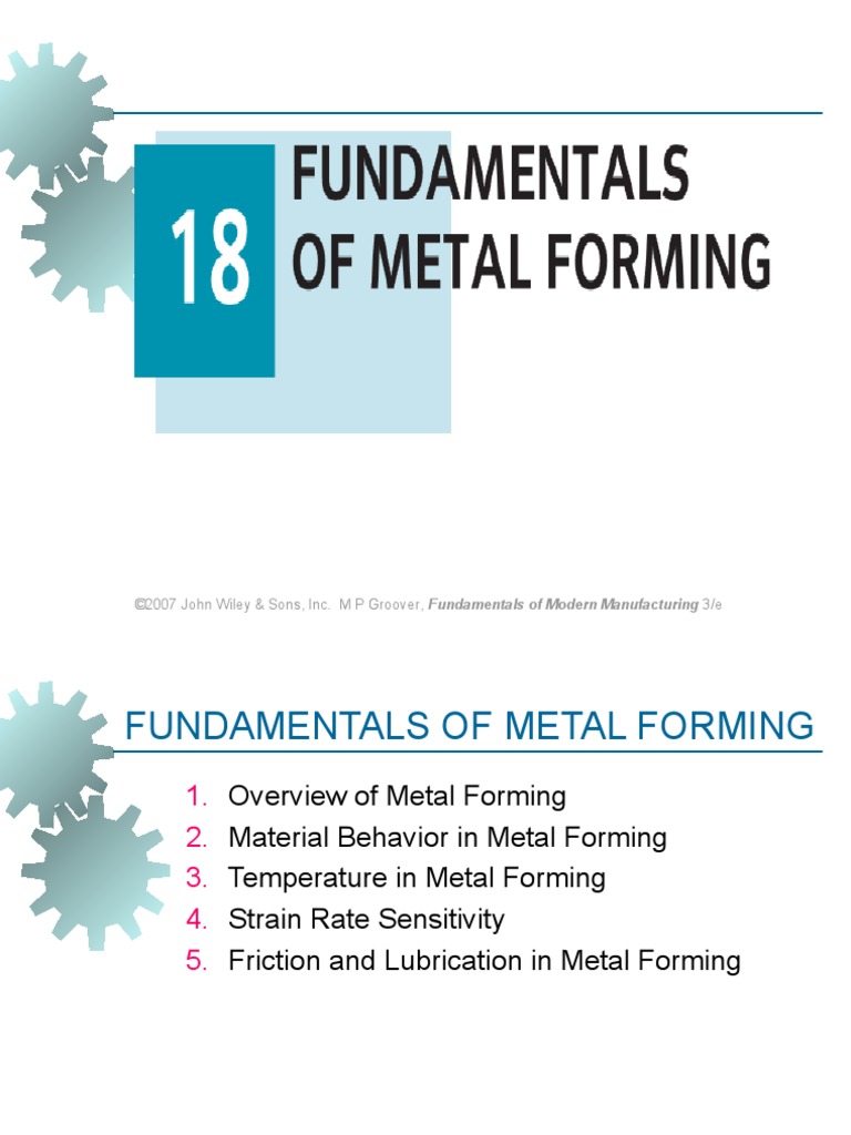©2007 John Wiley & Sons, Inc. M P Groover, Fundamentals of Modern ...