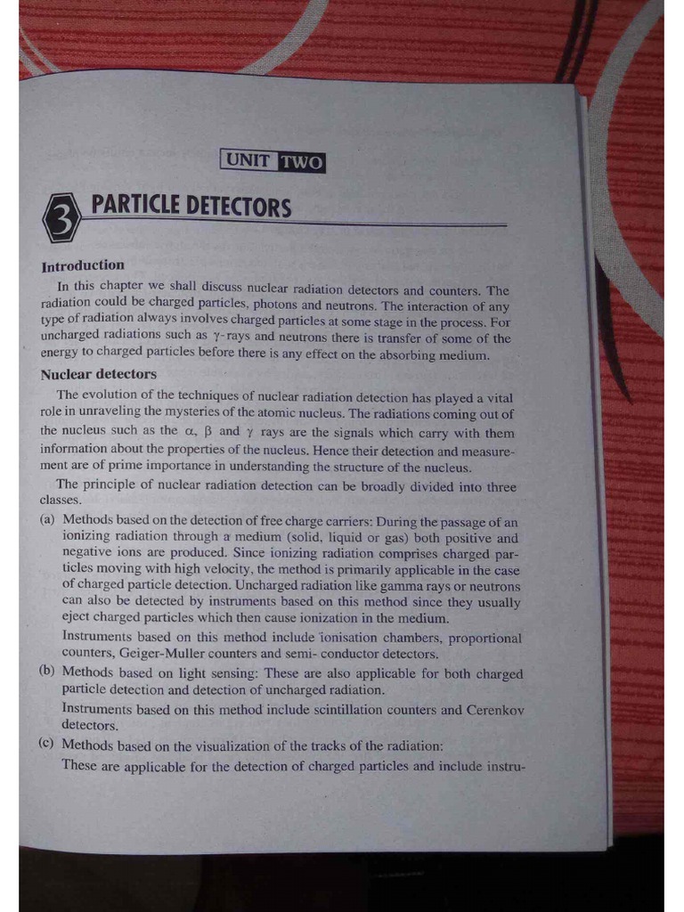 m3 Particle Directors 6th Sem Nuclear Physics Manjusha Textbook | PDF