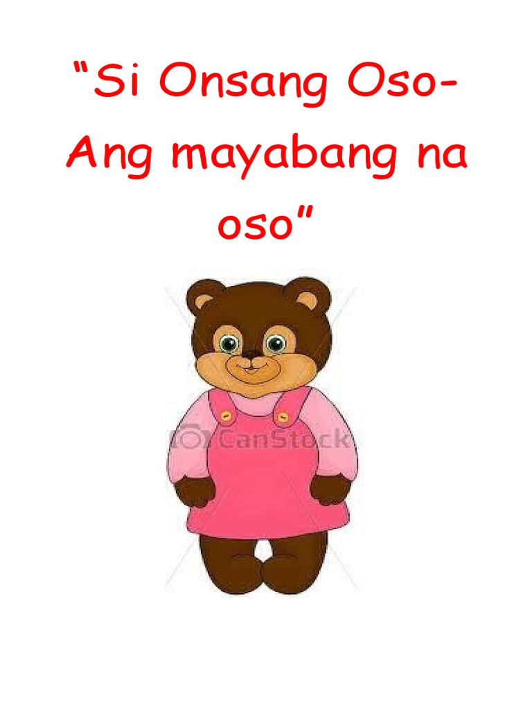 Si Onsang Oso | PDF