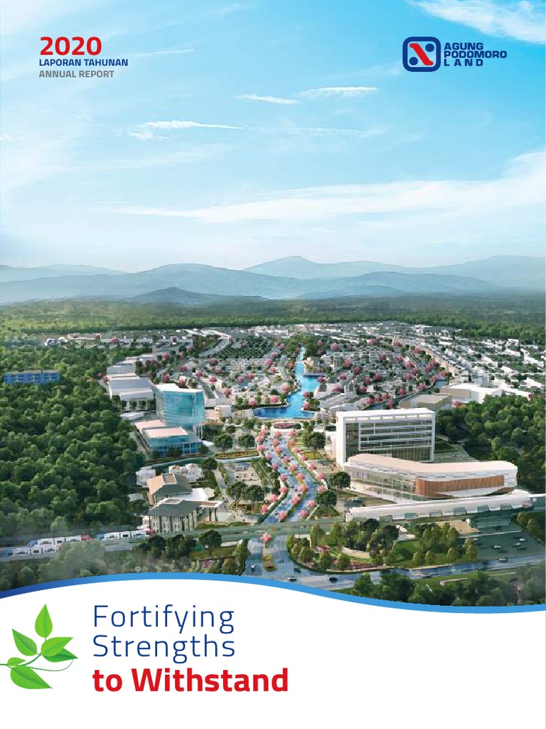 Annual Report 2020 PT Agung Podomoro Land TBK | PDF | Karier & Perkembangan | Bisnis