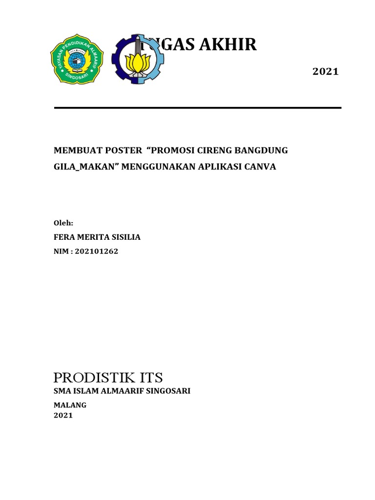 Template TA Prodistik FERA MERITA REVISI TERAKHIR | PDF