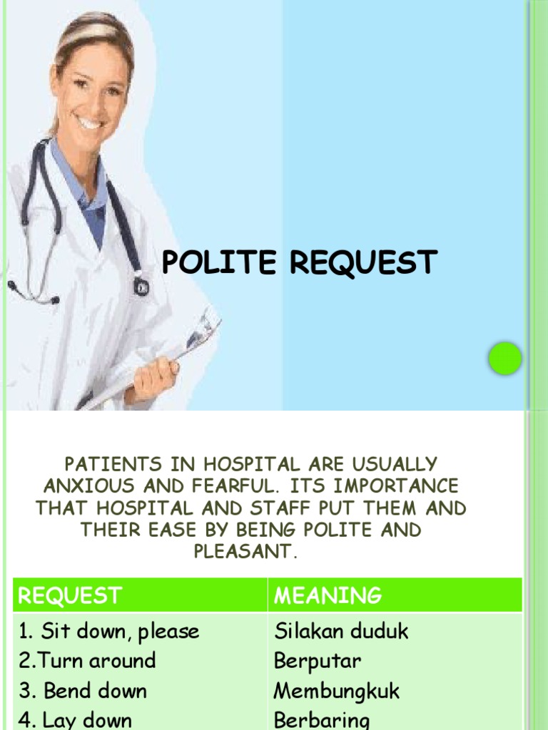 Meeting 9 - Polite Requests | PDF