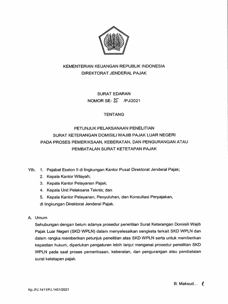 Se-35 - PJ - 2021 (SKD) - 1 | PDF