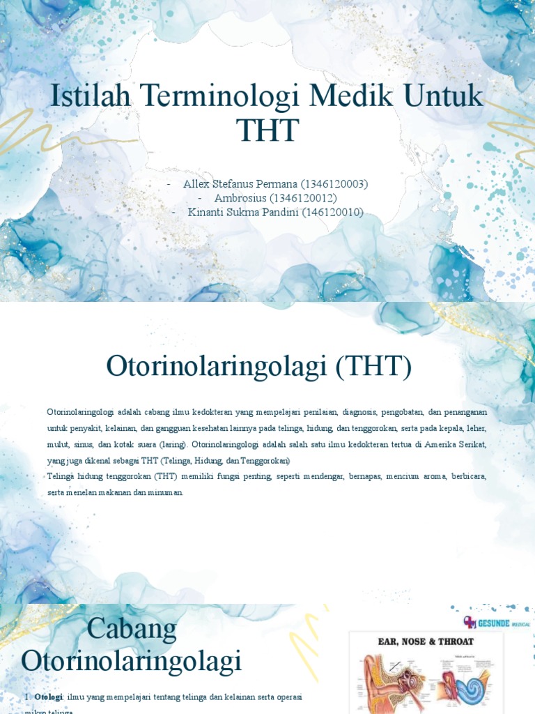 Kel4 - TerminologiMedis THT | PDF