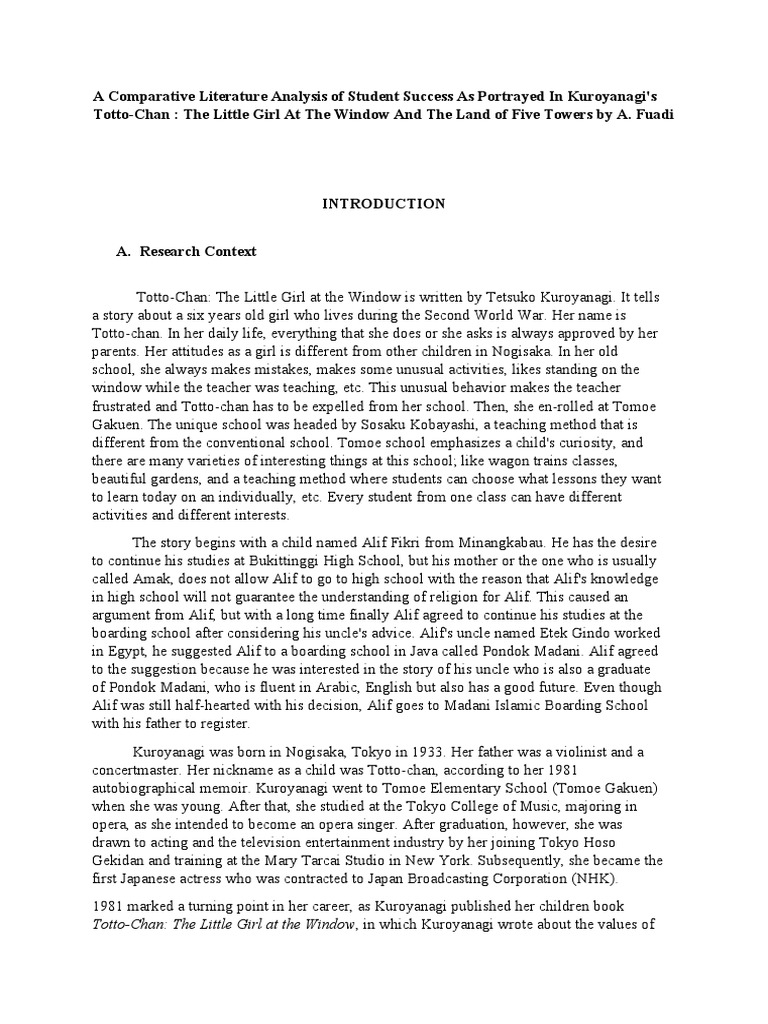 Success in Kuroyanagi and Fuadi's Novels | PDF | Cognition