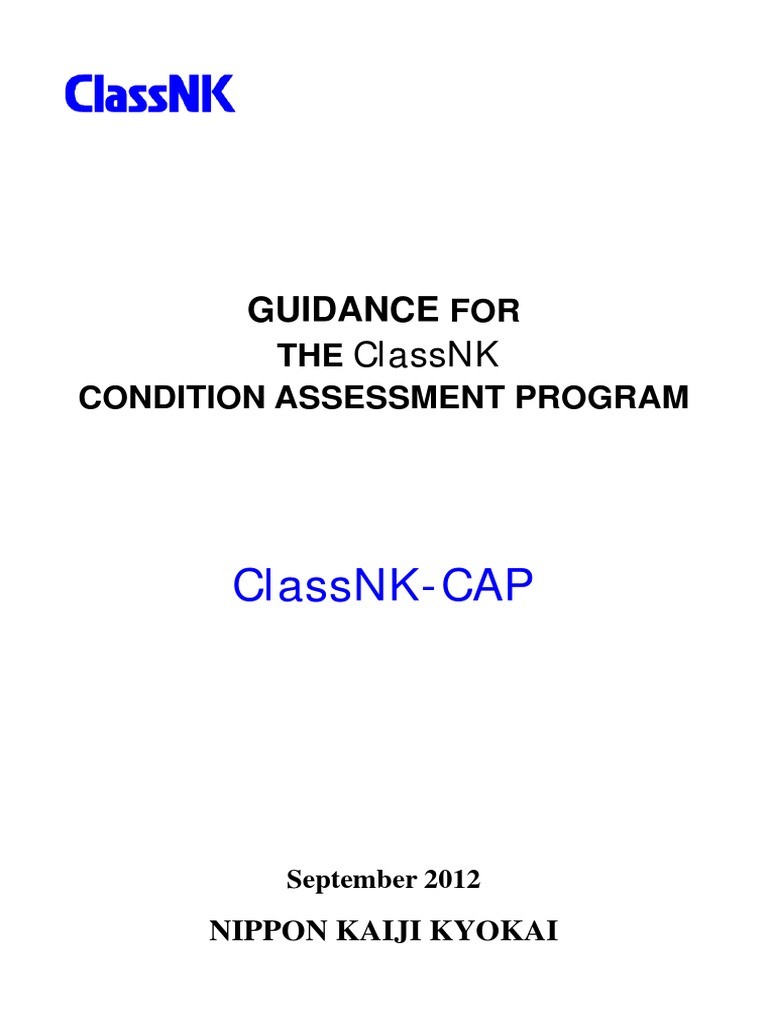 CAP Guidance From ClassNK | PDF
