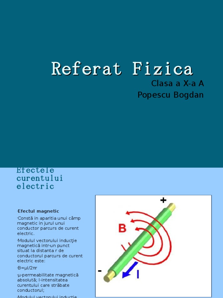 Referat Fizica | PDF