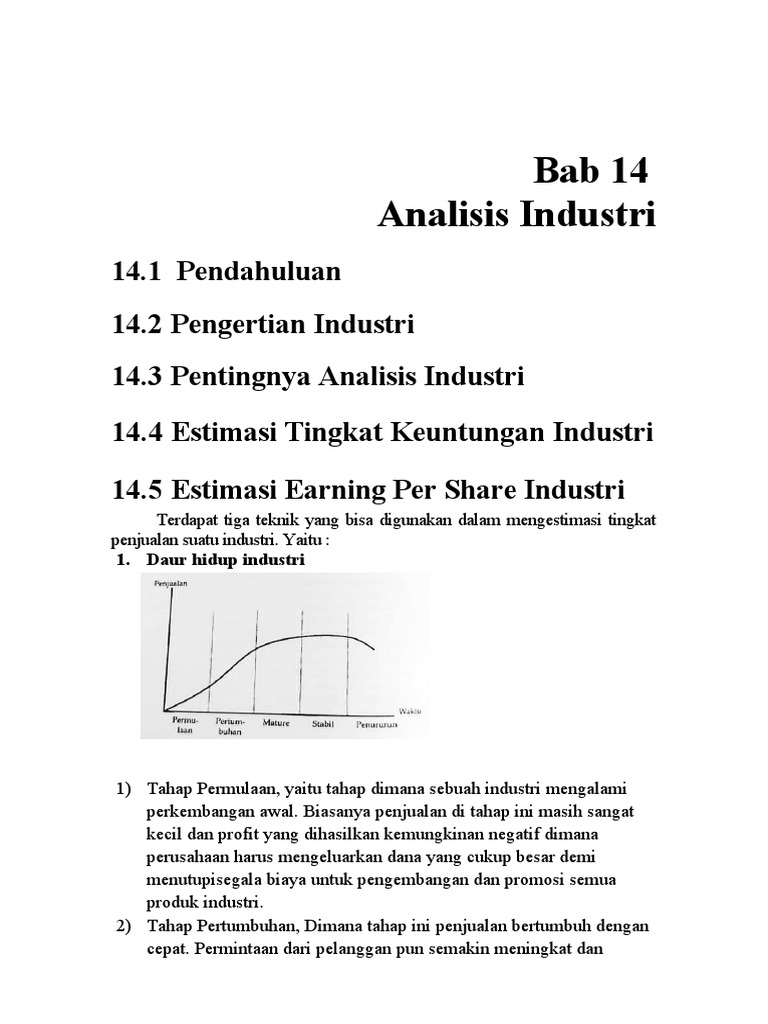 Bab 14 Analisis Industri | PDF | Hukum