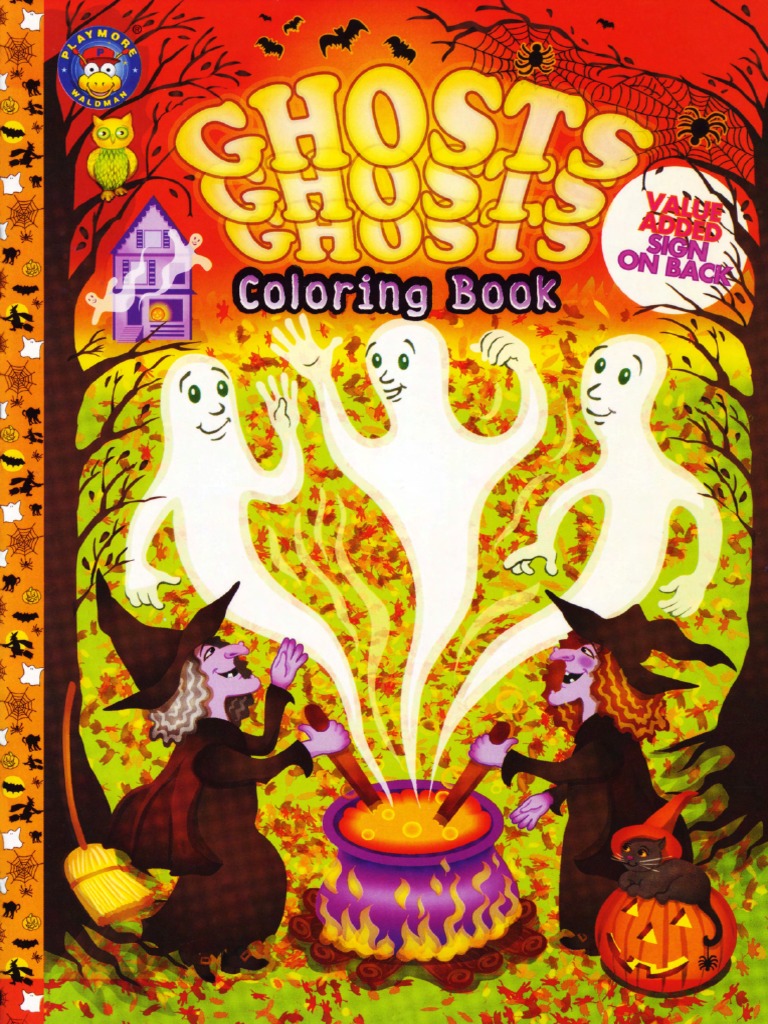 Ghosts Ghosts Ghosts Coloring Book | PDF