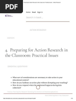 Classroom Action Research Guide | PDF | Learning | Action Research