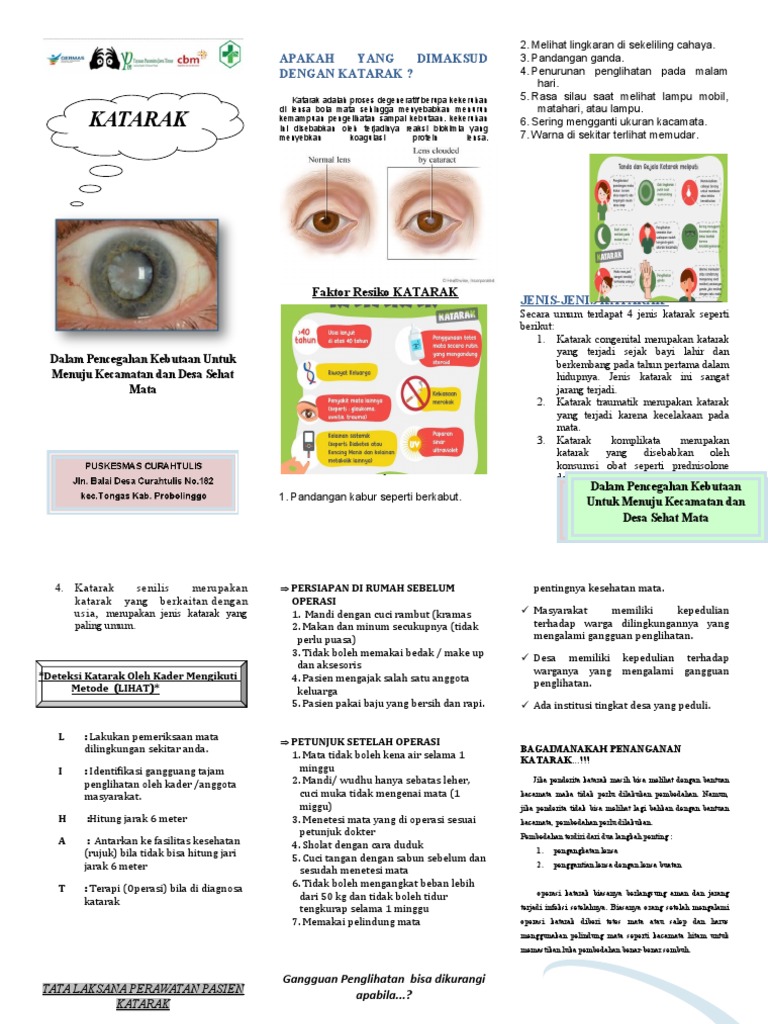 Leaflet Katarak | PDF