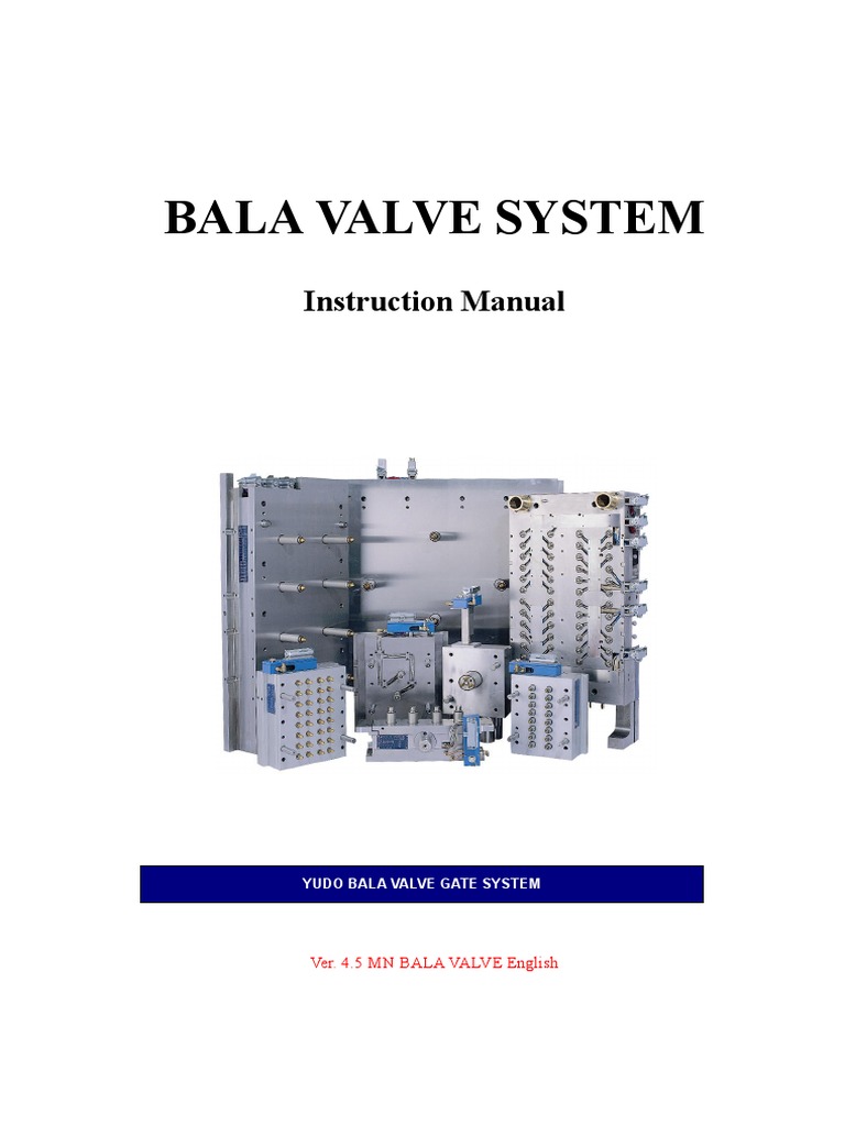 Bala Valve System: Instruction Manual | PDF | Electrical Connector | Valve