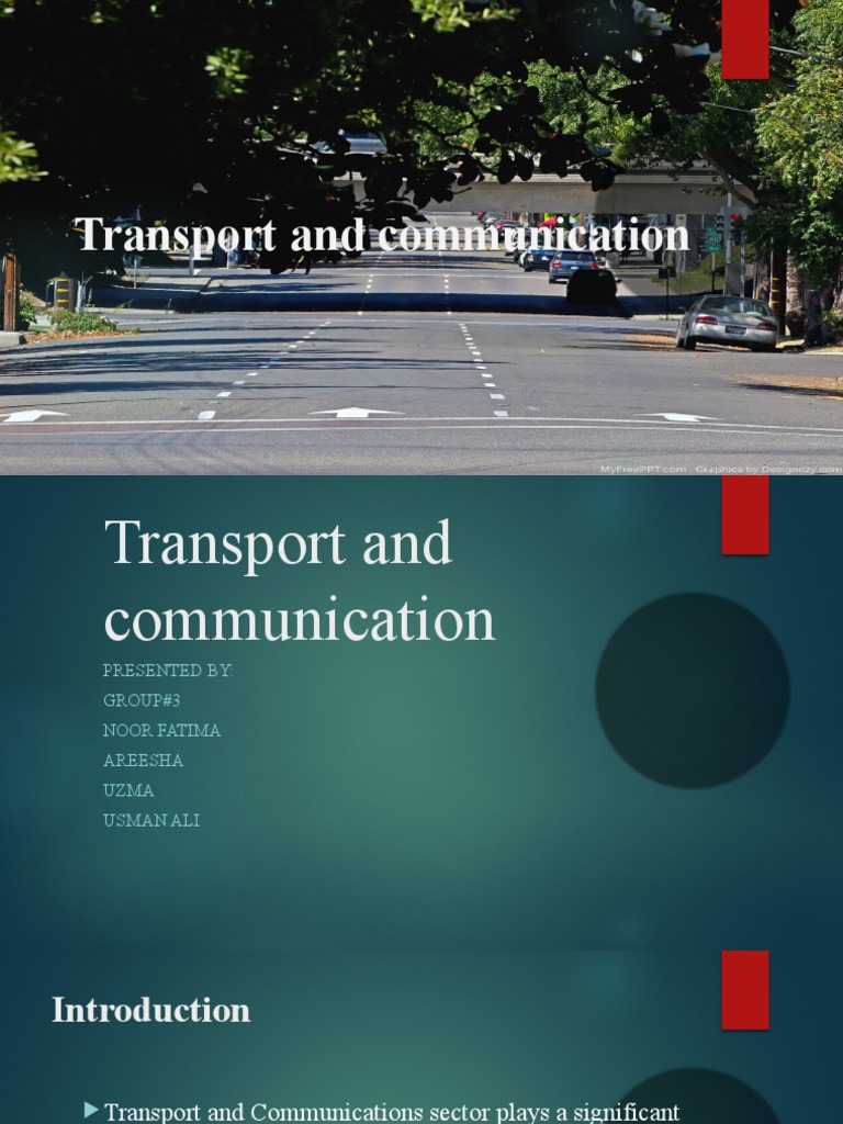 Transport and Communication | PDF