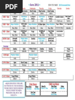 LA FITNESS Class Schedule (Print Version) - PEARL | PDF