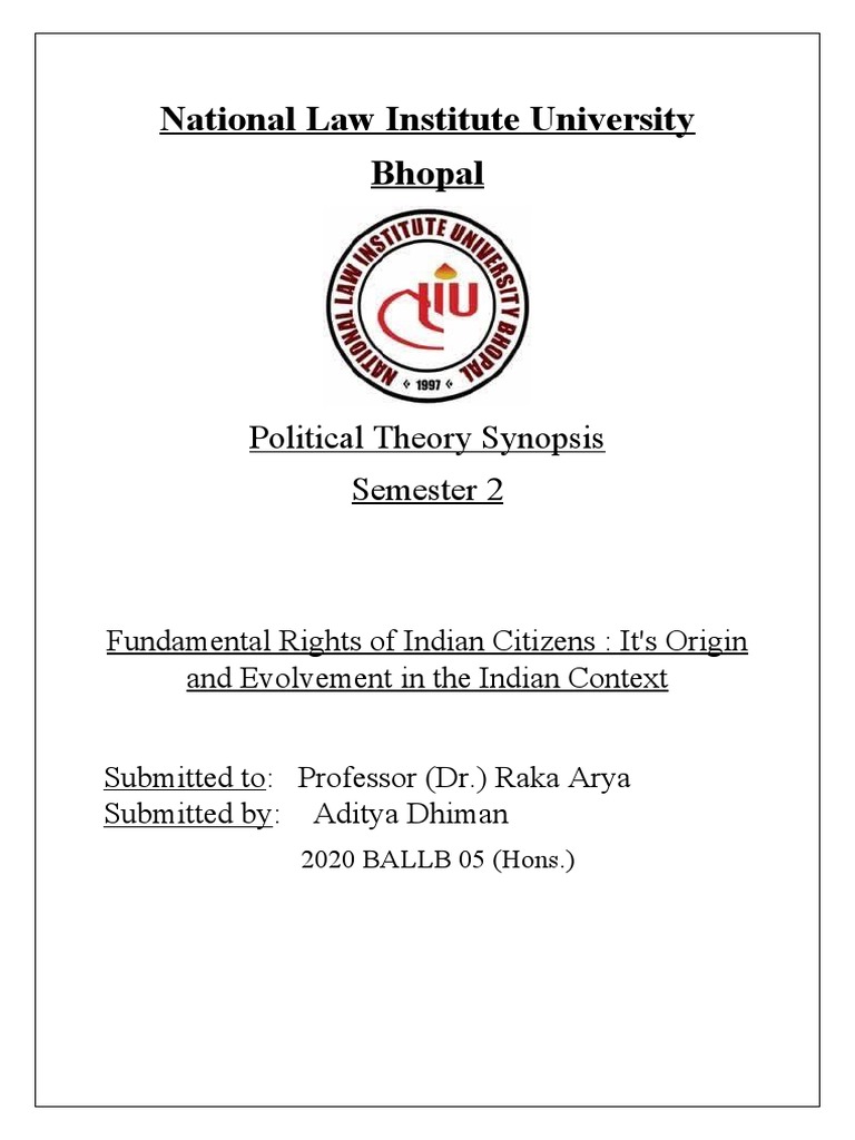 Political Theory Project | PDF