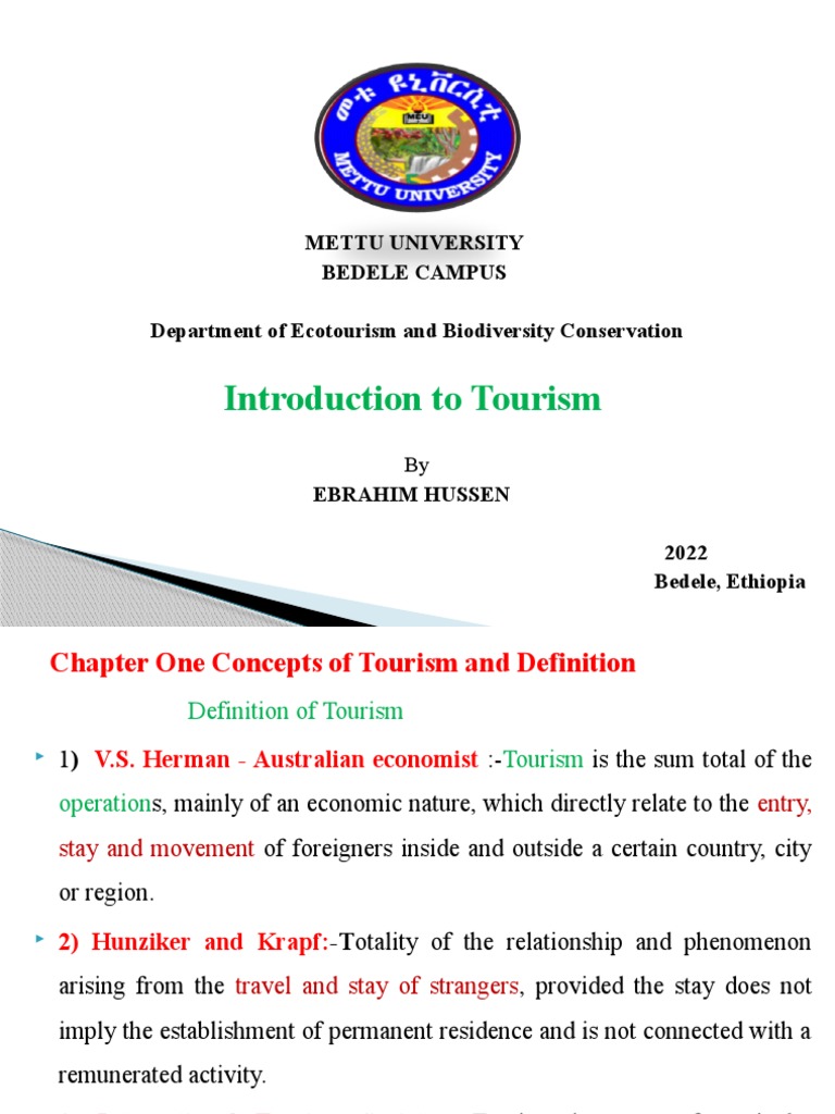 Introduction To Tourism | PDF | Tourism | Motivational