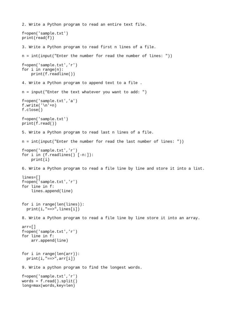 Python Questions With Solutions | PDF