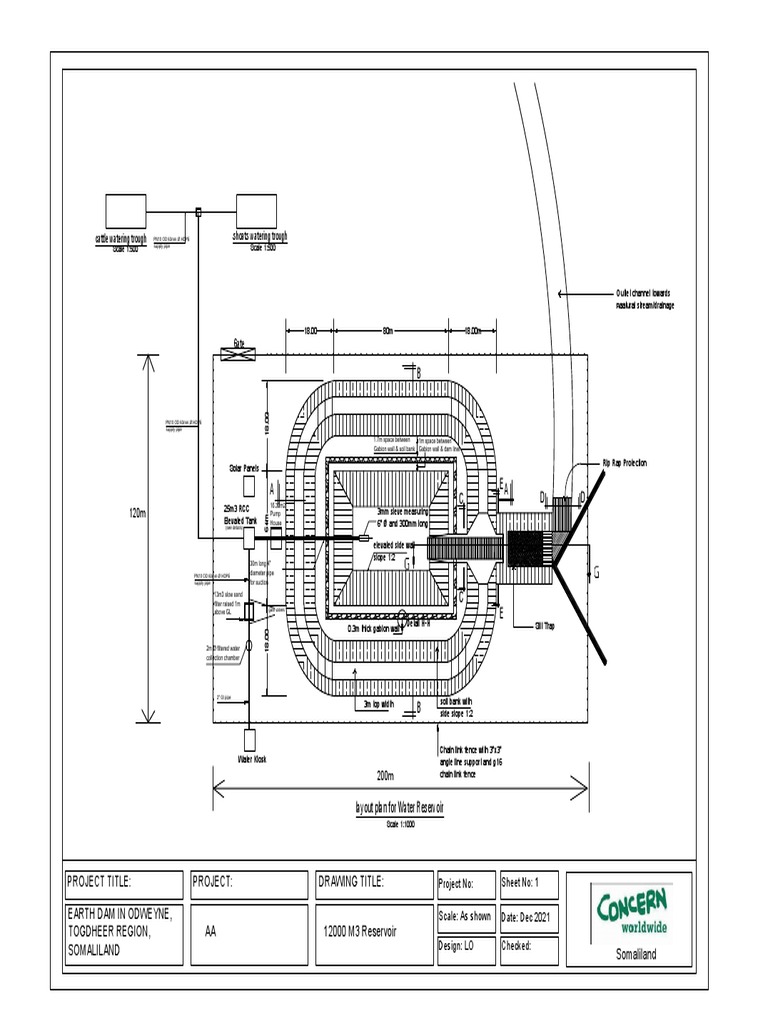 Annex 5.1 Design Water Pan Odweyne | PDF | Building Engineering | Civil ...