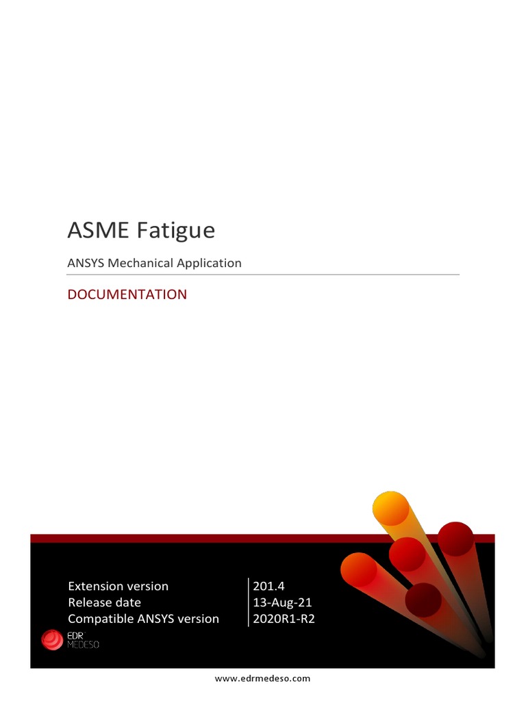 ASME Fatigue App Documentation | PDF | Fatigue (Material) | Strength Of ...