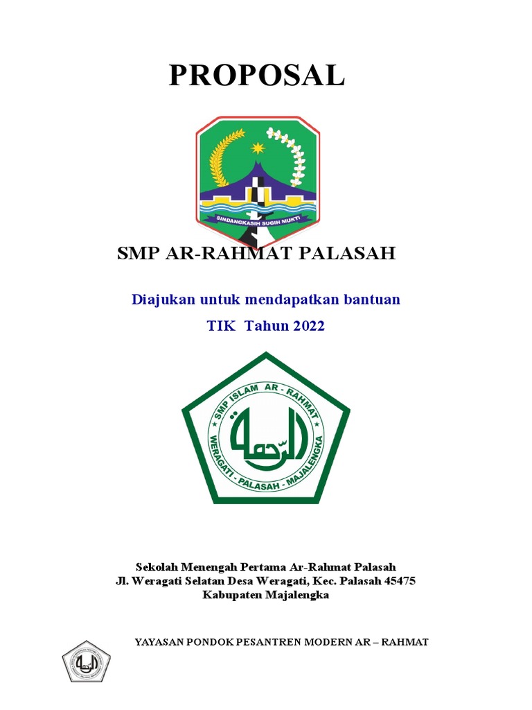Proposal Bantuan TIK SMP Ar-Rahmat 2022 | PDF