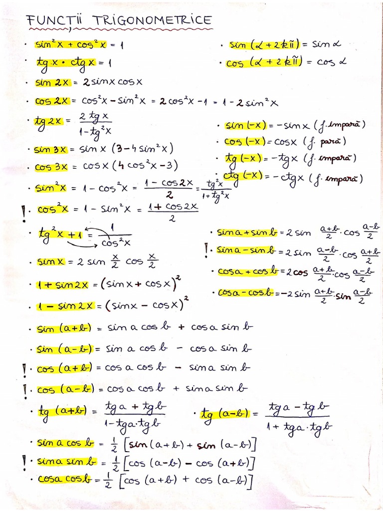 Formule Mate Bac | PDF