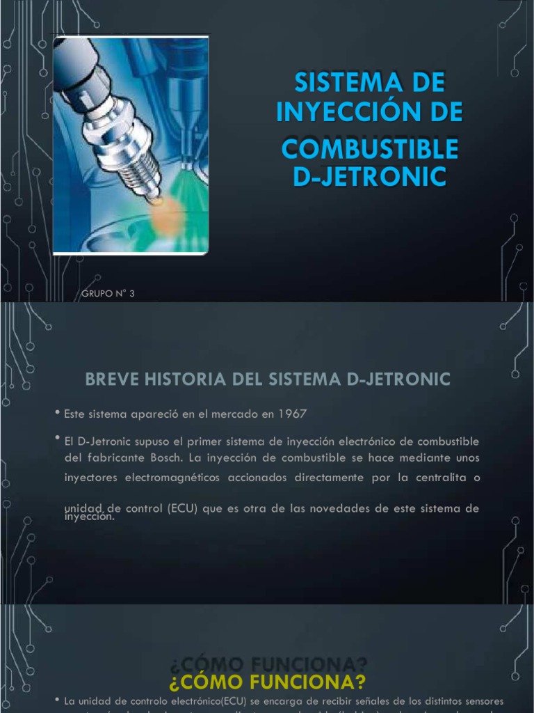 Sistema D - Jetronic | PDF | Inyección de combustible | Tecnología de ...