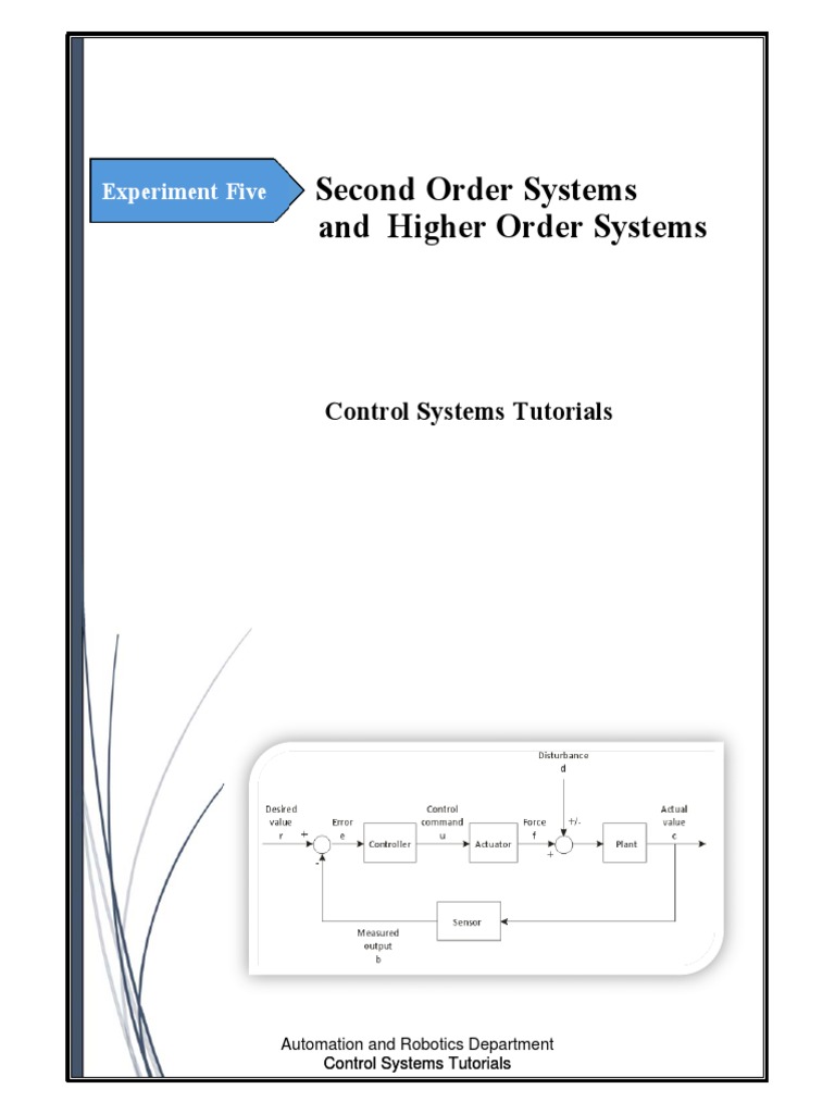 05 - Second Order System and Higher Order | PDF | Damping | Control Theory