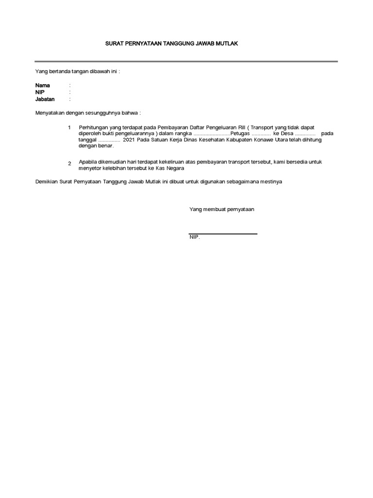 Contoh LPJ BOK | PDF